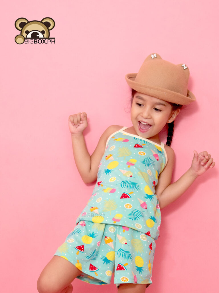 Everyday Spaghetti and Shorts Terno for Girls 6 Months – 10 Years Old – BigBox PH